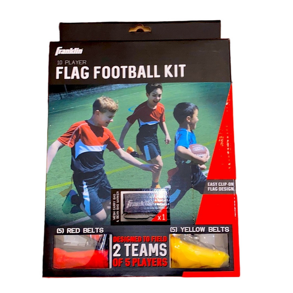 Franklin | Toys | Franklin Flag Football Kit For Kids Red And Yellow ...